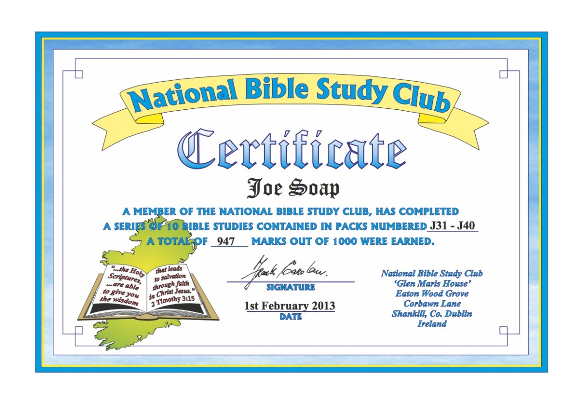 Lessons | National Bible Study Club